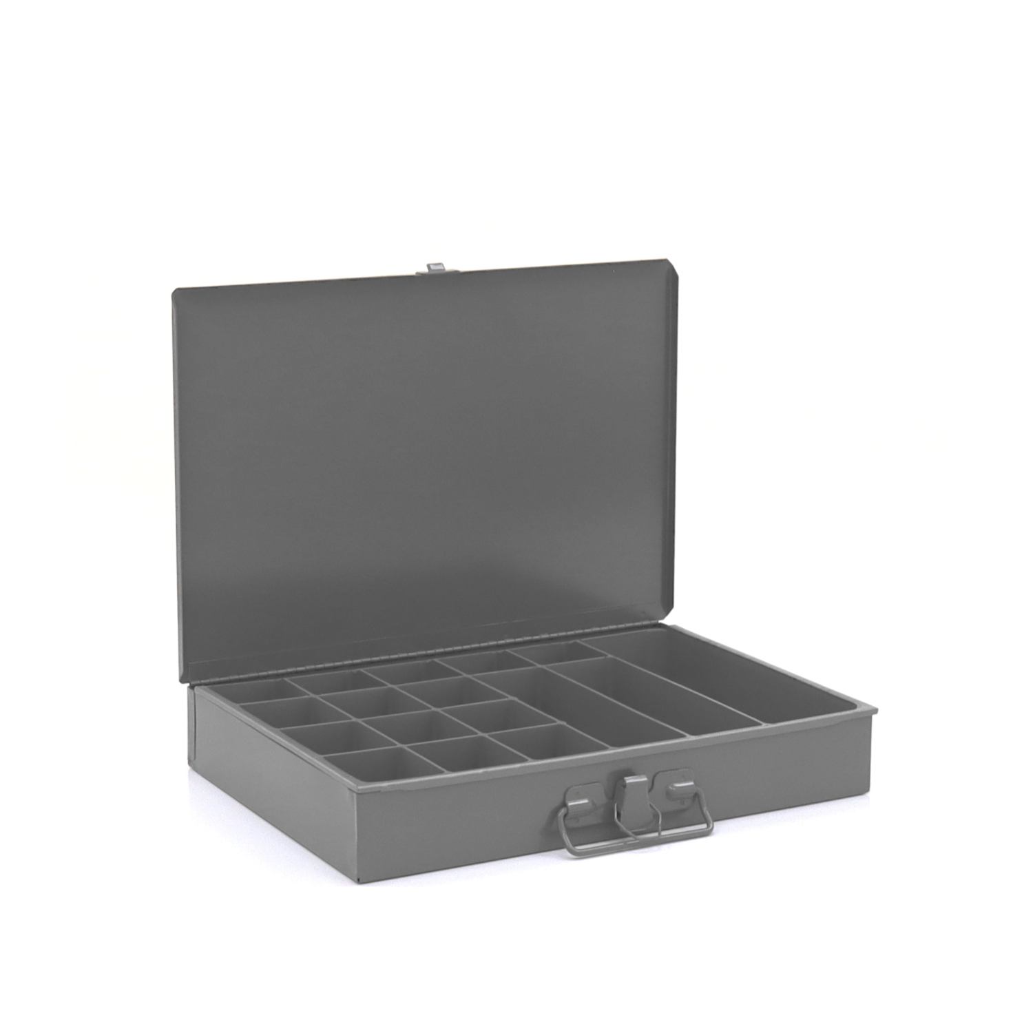 Large Steel Compartment Box, 24 Opening - Durham Manufacturing