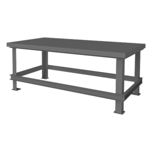 Extra heavy duty work table, 72 x 36 x 30-3/16 - Durham Manufacturing
