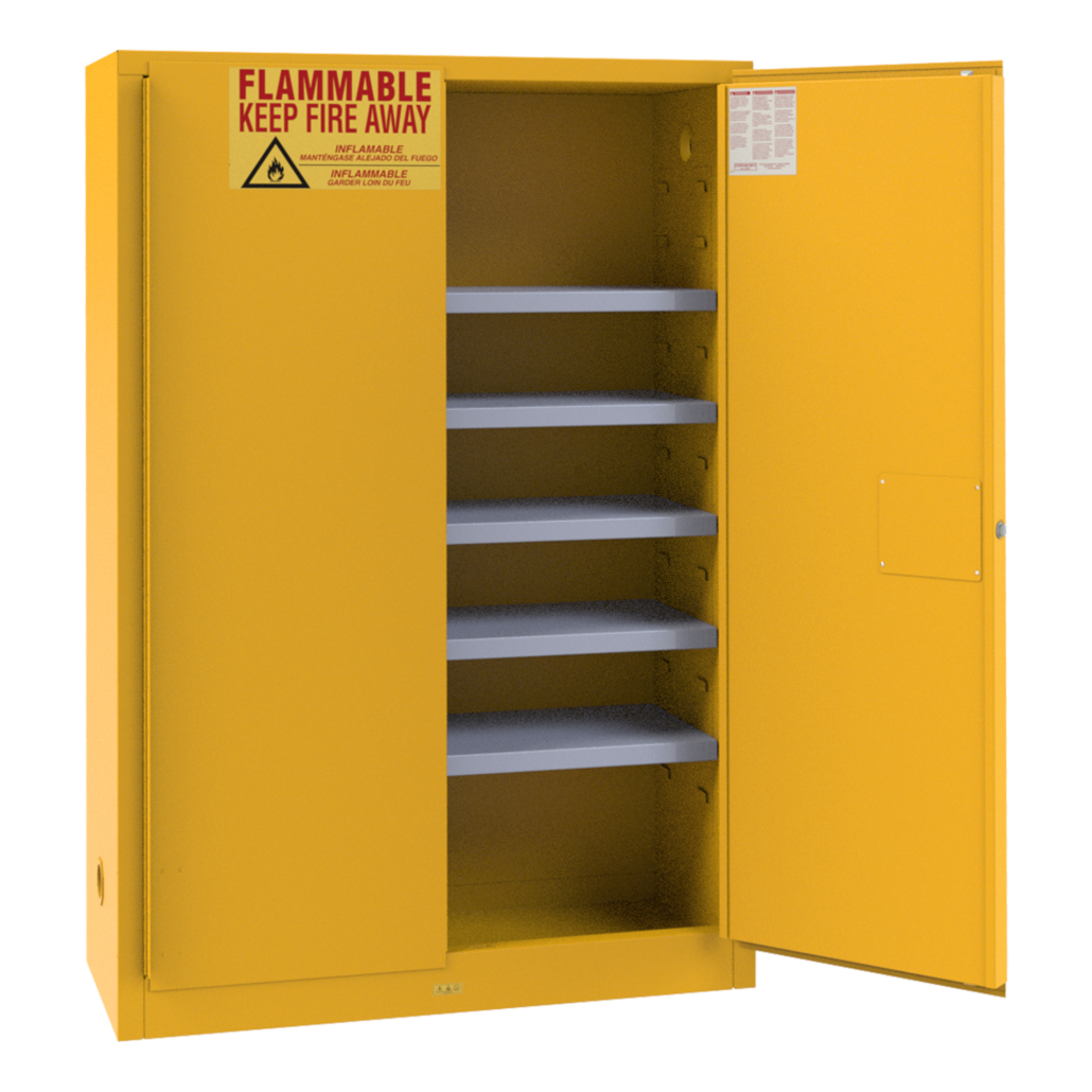 Flammable Storage, 60 Gallon Paint and Ink Storage, Manual Close ...