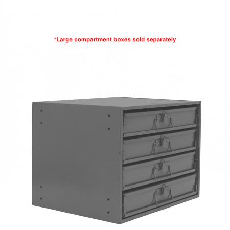 Large Slide Rack, 4 Compartments - Durham Manufacturing